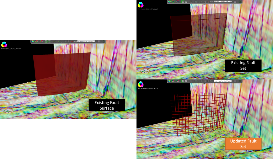 Rapid Generation of Fault Sticks from an Existing Adaptive Fault Interpretation